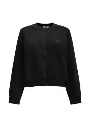 Maison Kitsuné Baby Fox Patch Cardigan Sweater - Black