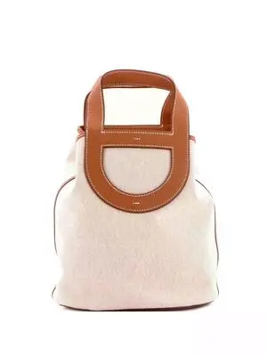 Hermès In-the-loop Bag Canvas With Swift 23 Bucket Bag - Brown