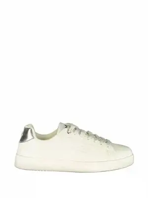 ELLESSE Logo-embossed Metallic-heel Sneakers - Neutrals