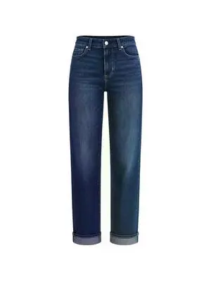 Liu Jo Faded Turn-up Jeans - Blue