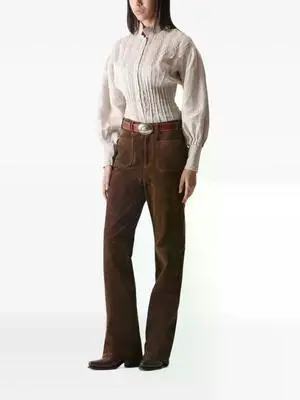 FORTELA Jane Suede Trousers