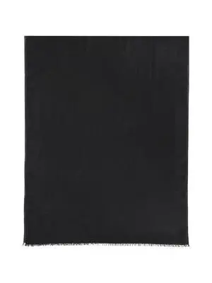 FERRAGAMO Gancini Stole - Black