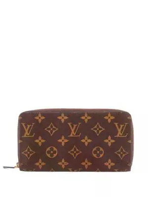 LOUIS VUITTON Zippy Wallet Monogram Canvas Small Wallets - Brown