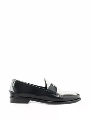 Lottusse 1877 Lara Two-tone Loafers - Black