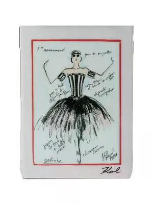 Karl Lagerfeld Sketches Iphone 17 Pro Max Case