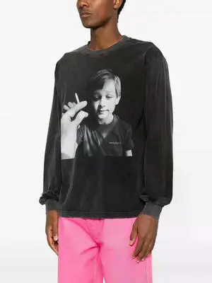 DAGGER Graphic-print Long-sleeve T-shirt