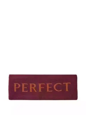 Perfect Moment Wool-blend Headband - Red