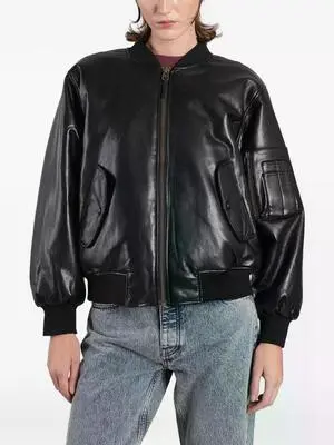 ANINE BING Leon Bomber - Black