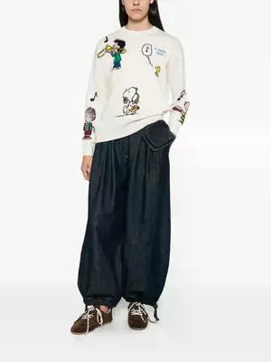 MC2 SAINT BARTH X Peanuts Snoopy Sweater - Neutrals