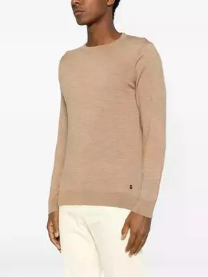 CARDUCCI Logo-embroidered Wool Sweater
