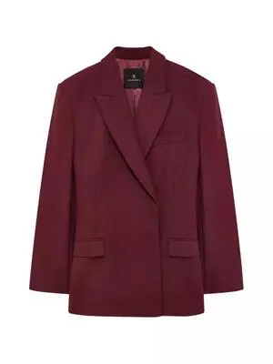 ANINE BING Aretha Blazer Burgundy