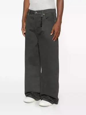 DAGGER Logo-patch Wide-leg Jeans