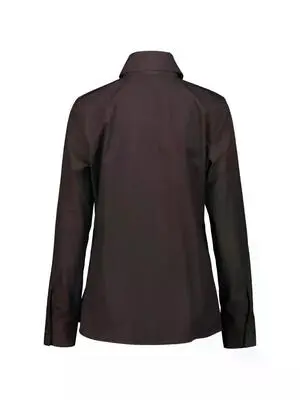 Khaite Ivy Pointed-collar Long-sleeve Shirt