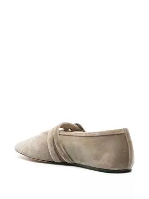 Le Monde Beryl Claudia Velvet Ballet Flats