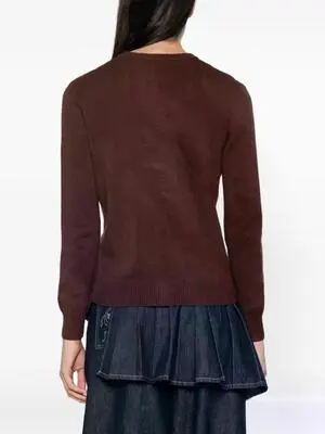 MC2 SAINT BARTH New Queen Intarsia-knit Sweater - Brown