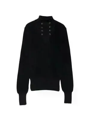 Paloma Wool Milon Button-detail Sweater - Blue