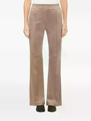 D.exterior Seam-detail Flared Trousers - Neutrals