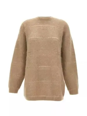 THE GARMENT Roma Boxy Open-knit Sweater - Neutrals