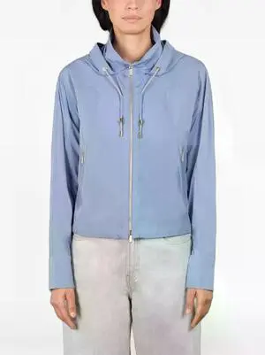 MOORER Drawstring Hooded Jacket