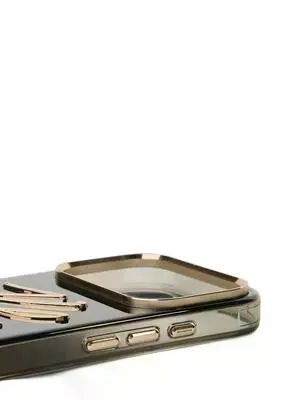 Karl Lagerfeld Autograph Faux-pearl Strap Iphone 17 Pro Case