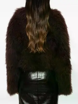 NUMEROOTTO Cropped Shearling Jacket