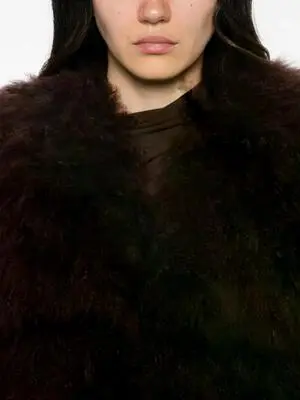 NUMEROOTTO Cropped Shearling Jacket