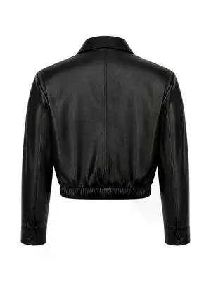 AGOLDE Leather Bomber Jacket