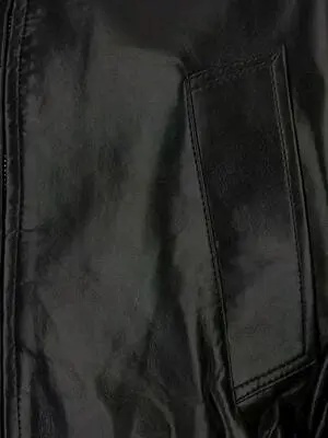 AGOLDE Leather Bomber Jacket
