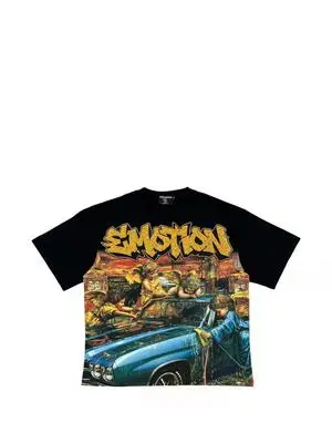 Mixed Emotion Angel Wash Graphic-print T-shirt