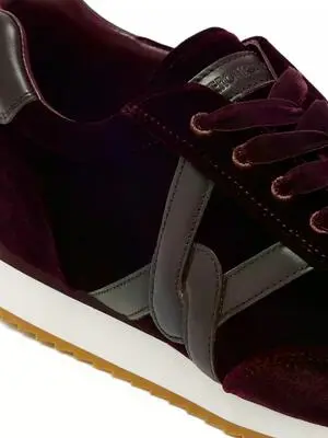 Veronica Beard Penrose Velvet Sneakers