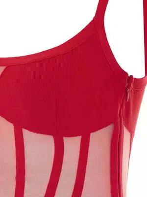 Elisabetta Franchi Knit Bustier Dress