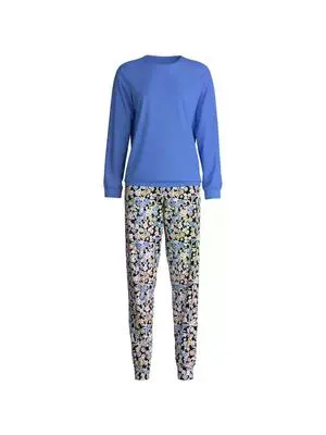 CALIDA Flower Dreams Cotton Pyjamas - Blue