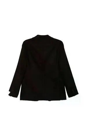 Caruso Check-pattern Single-breasted Blazer