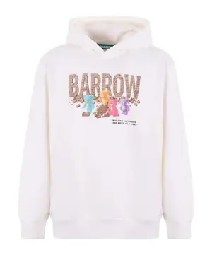 BARROW Printed Hoodie - Ivory