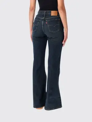 LEVI'S Mid-rise Five-pocket Flared Jeans In Cotton Denim - Blue