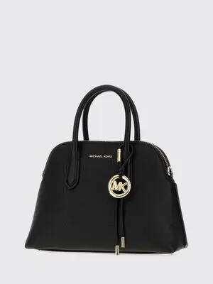 Michael Kors Freddie Dome Grained Leather Handbag With Double Handle