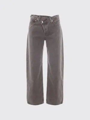 AGOLDE Arc Criss Cross Mid-rise Baggy Jeans In Cotton Denim