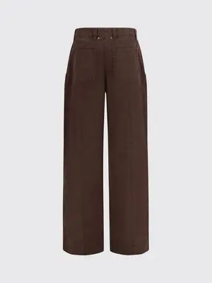 GOLDEN GOOSE Raphaela Mid-rise Straight-leg Cotton Trousers - Grey
