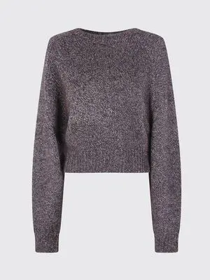 MRZ Mohair Wool Blend Crewneck Jumper With Ribbed Edges