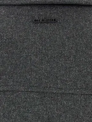 Closed Wool Blend Shirt Jacket With Zip Closure And Elasticated Hem