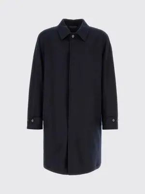 Brioni Single-breasted Knee-length Coat In Cashmere With Concealed Fastening