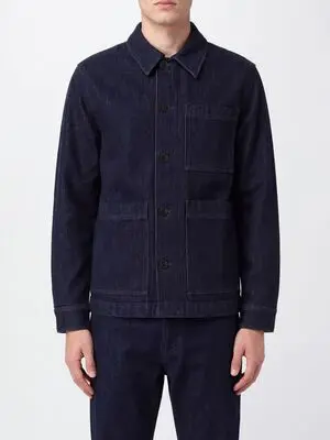 Closed Denim Jacket In Recycled Cotton With Classic Collar - Blue