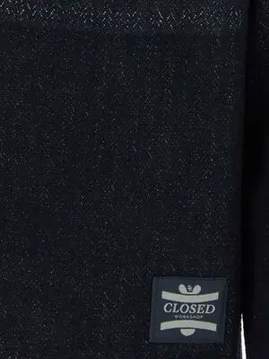 Closed Denim Jacket In Recycled Cotton With Classic Collar