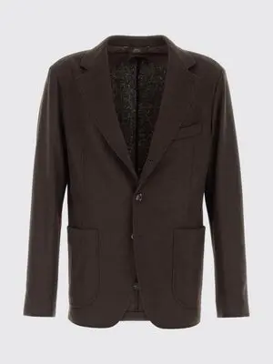 Brioni Single-breasted Blazer In Pure Cashmere With Peak Lapels
