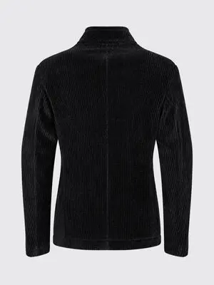 Emporio Armani Asymmetrical Velvet Jacket With High Neck