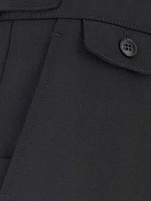 Brioni Slim Fit Pleated Tailored Trousers In Pure Wool