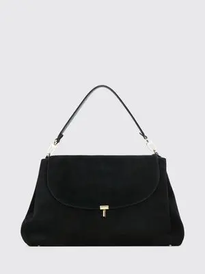 TOTEME T-lock Leather Shoulder Bag With Detachable Handle
