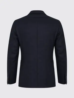 Tagliatore Single-breasted Pure Virgin Wool Blazer With Peak Lapels