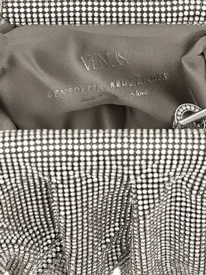 Benedetta Bruzziches Venus Draped Crystal Mesh Mini Bag