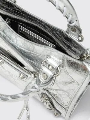 Balenciaga Mini Le City Studded Arena Lambskin Handbag